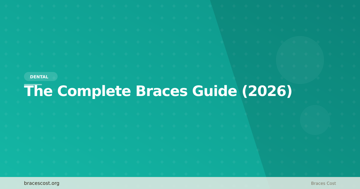 The Complete Braces Guide (2026) | Braces Cost